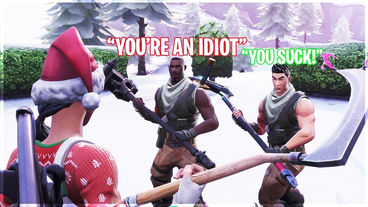 Getting bullied by 2 squeakers on fortnite and destroying them in fill ...