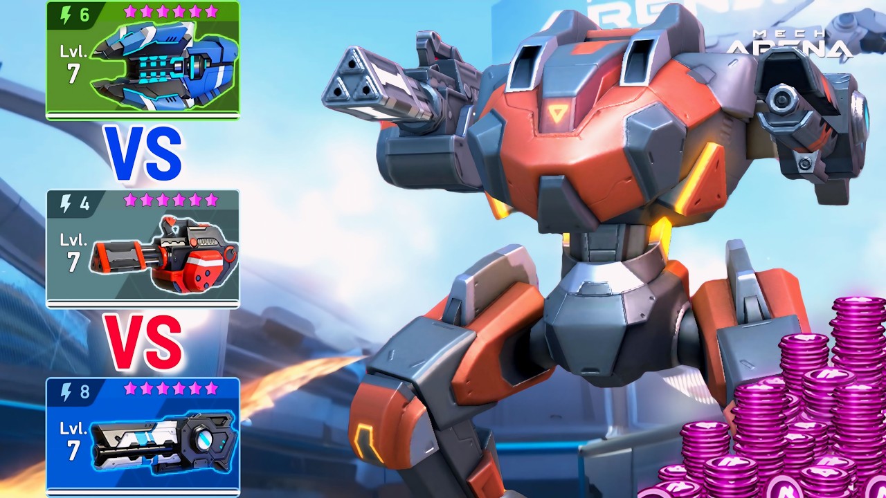 Paragon - Auto Cannon 4 vs Plasma Cannon 6 vs Pulse Cannon 8 - Mech ...