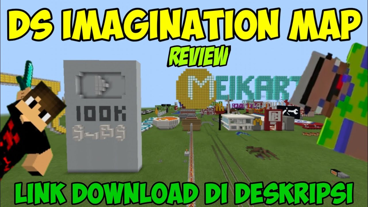 Review Map DS Imagination Mcpe/mcbe || link di deskripsi - YouTube