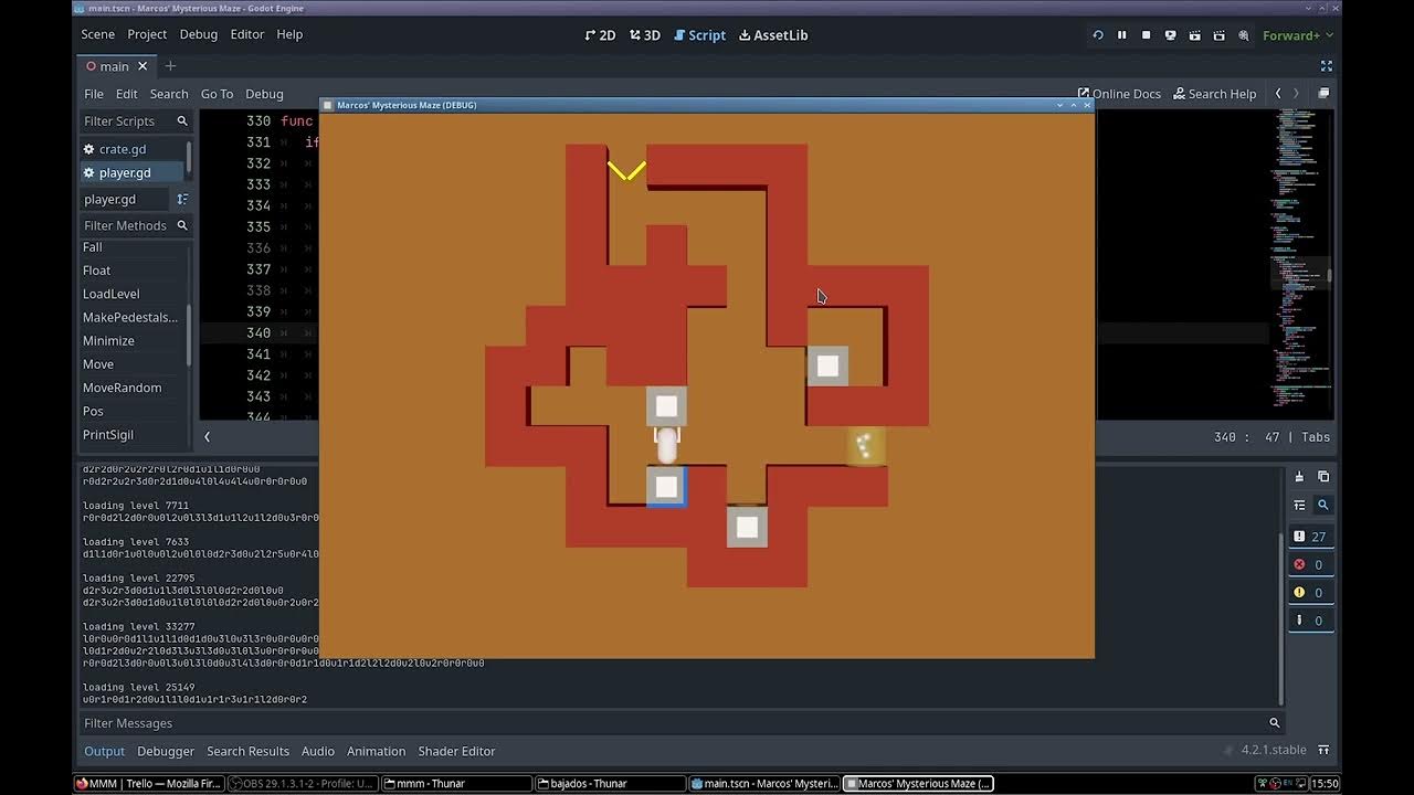 Bug fix + cliffhanger - Marcos' Mysterious Maze devlog #2 - YouTube