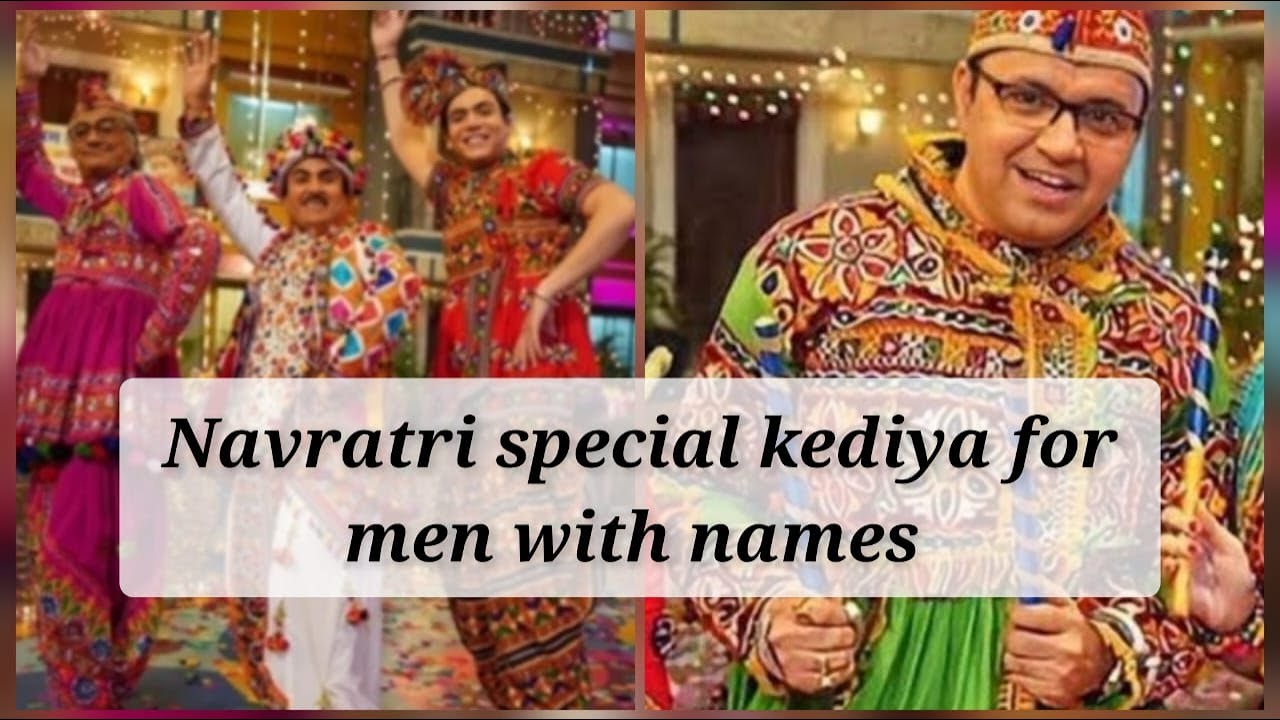 Navratri special collection of kediya for men with names || Stylin' Net ...