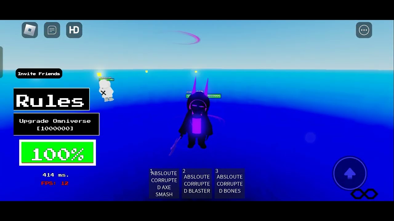 Sans God and other powerful fighting | showcasing admin character - YouTube
