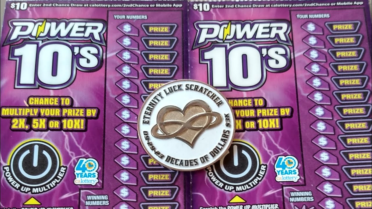 2 $10 POWER 10's California Ticket Using Eternity Coin - YouTube