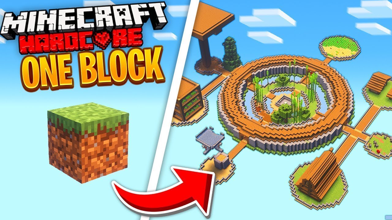 One block survival || MINECRAFT || NavPlays - YouTube