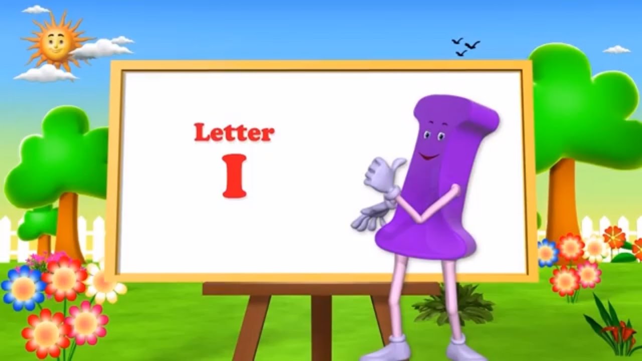 Letter I Song - 3D Animation Learning English Alphabet ABC Song For ...