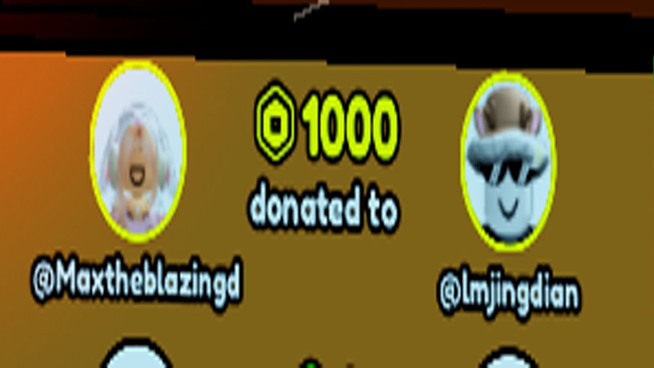 1,000 Robux Donation from Maxtheblazingdragon - YouTube