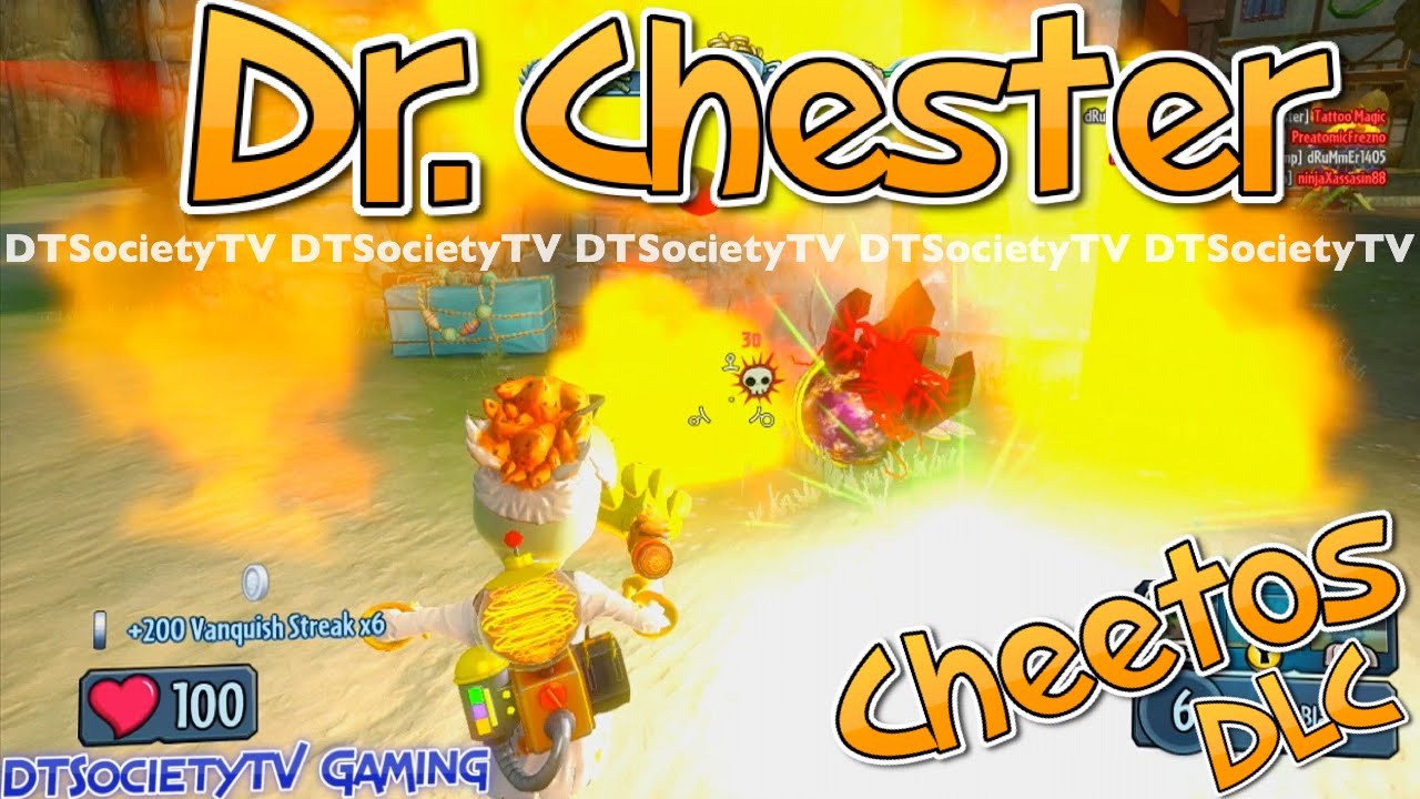 Dr. Chester Gameplay - Cheetos DLC: Plants vs Zombies Garden Warfare ...