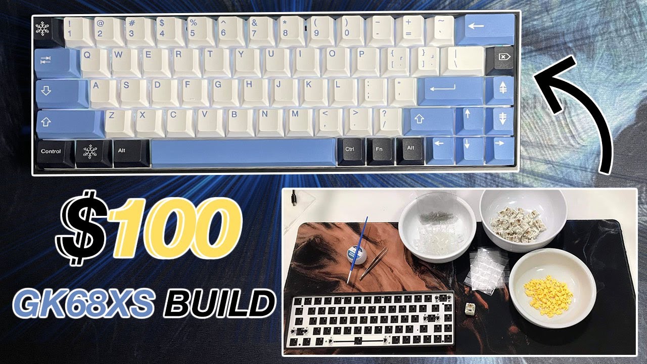 SKYLOONG GK68XS WIRELESS KEYBOARD BUILD 2021 | Gateron Yellow + PBT ...