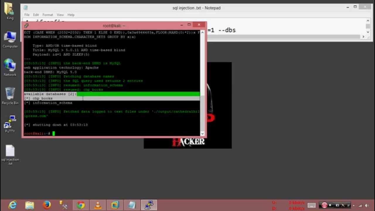 hack website with kali linux | sqlmap - YouTube