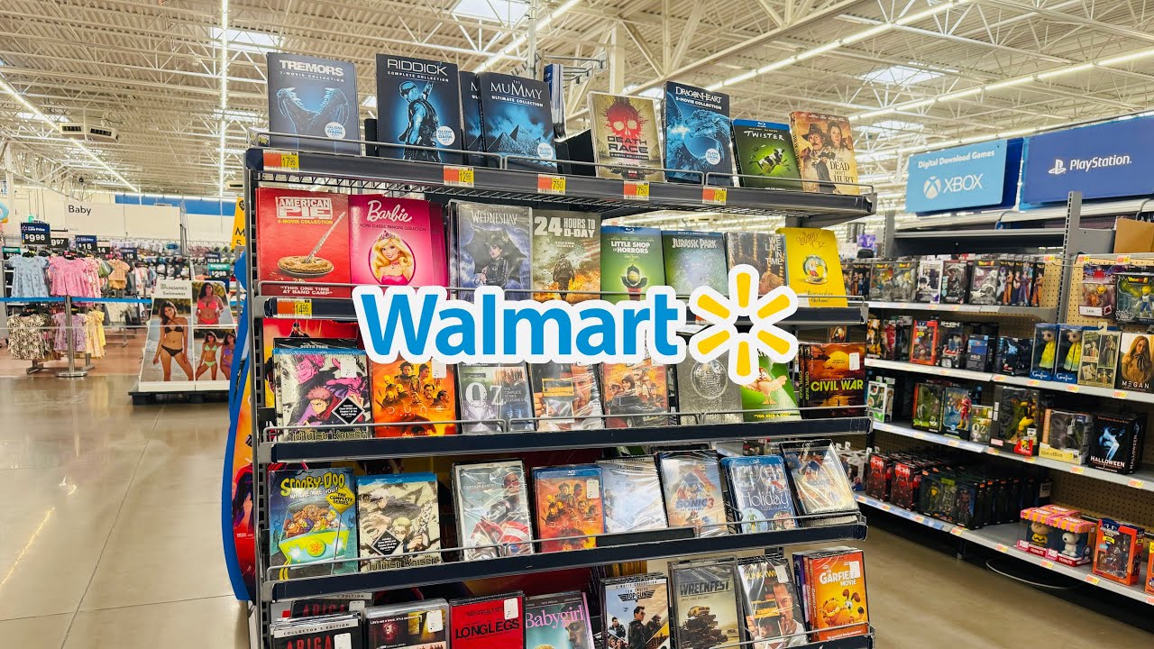 Walmart Movies DVD Blu-ray 4k physical media - YouTube