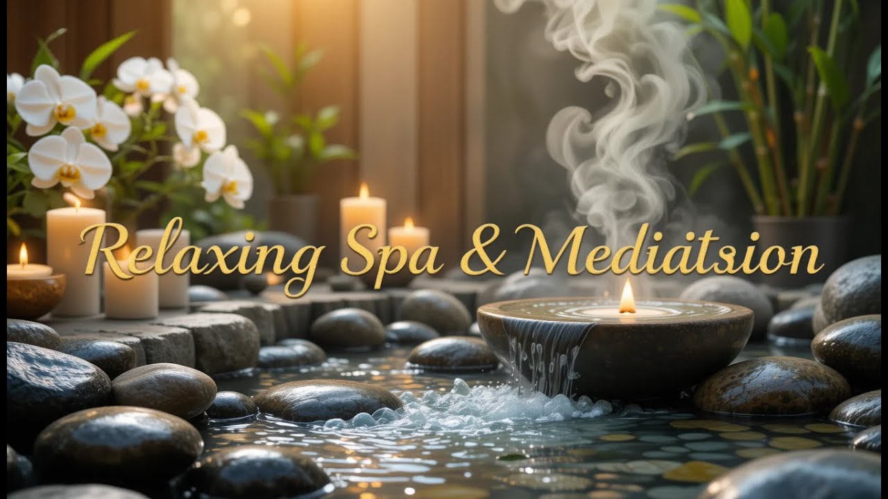 Gentle Piano & Spa Sounds | Deep Relaxation & Sleep Music - YouTube