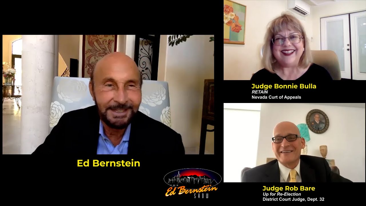 Judge Rob Bare and Judge Bonnie Bulla on The Ed Bernstein Show - YouTube