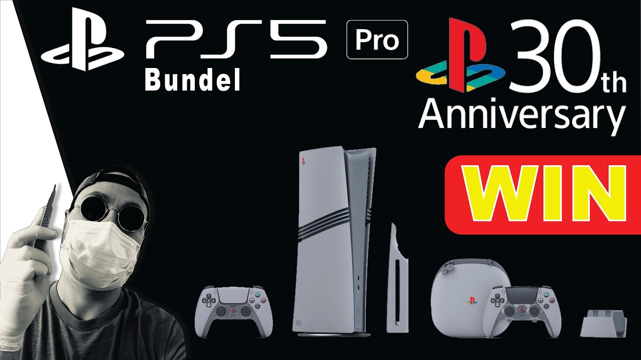 WIN ! The PlayStation Pro Bundle 30Th Anniversary !! - YouTube