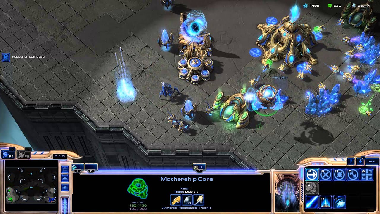 Starcraft 2 Heart of the Swarm Mothership Core - New HoTS Protoss Unit ...