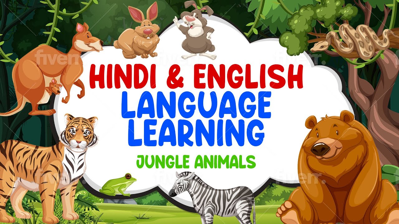 Hindi Wildlife Wonderland: Discover The Names Of Jungle Animals For ...