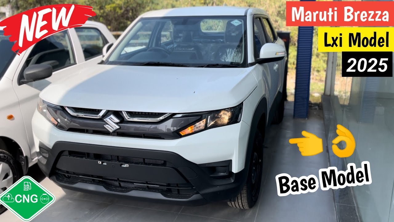 2025 Updated ️ New Maruti Suzuki Brezza CNG Lxi Model 2025👌 | Brezza ...