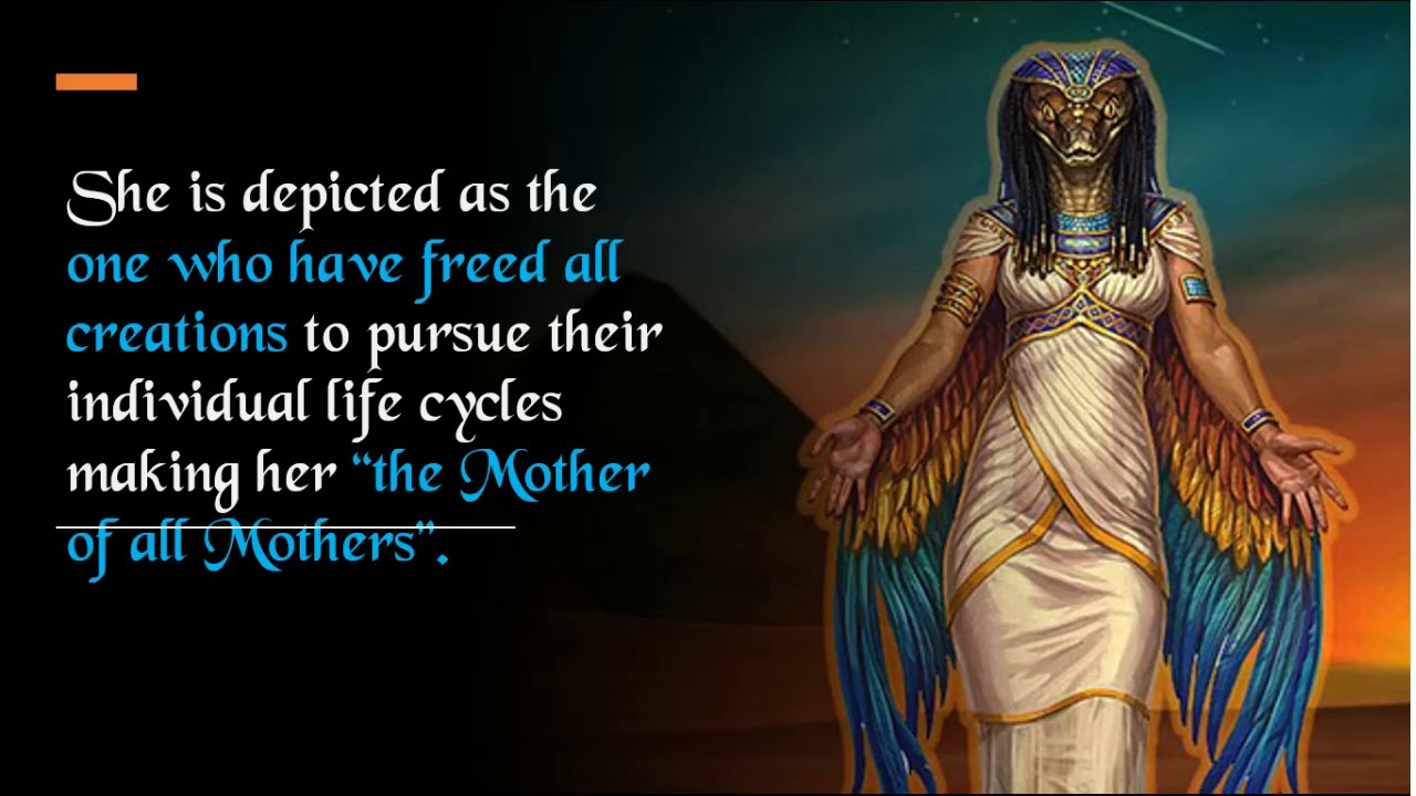 Naunet the Mother of all Mothers Ogdoad Primeval Waters #Naunet #Ogdoad ...