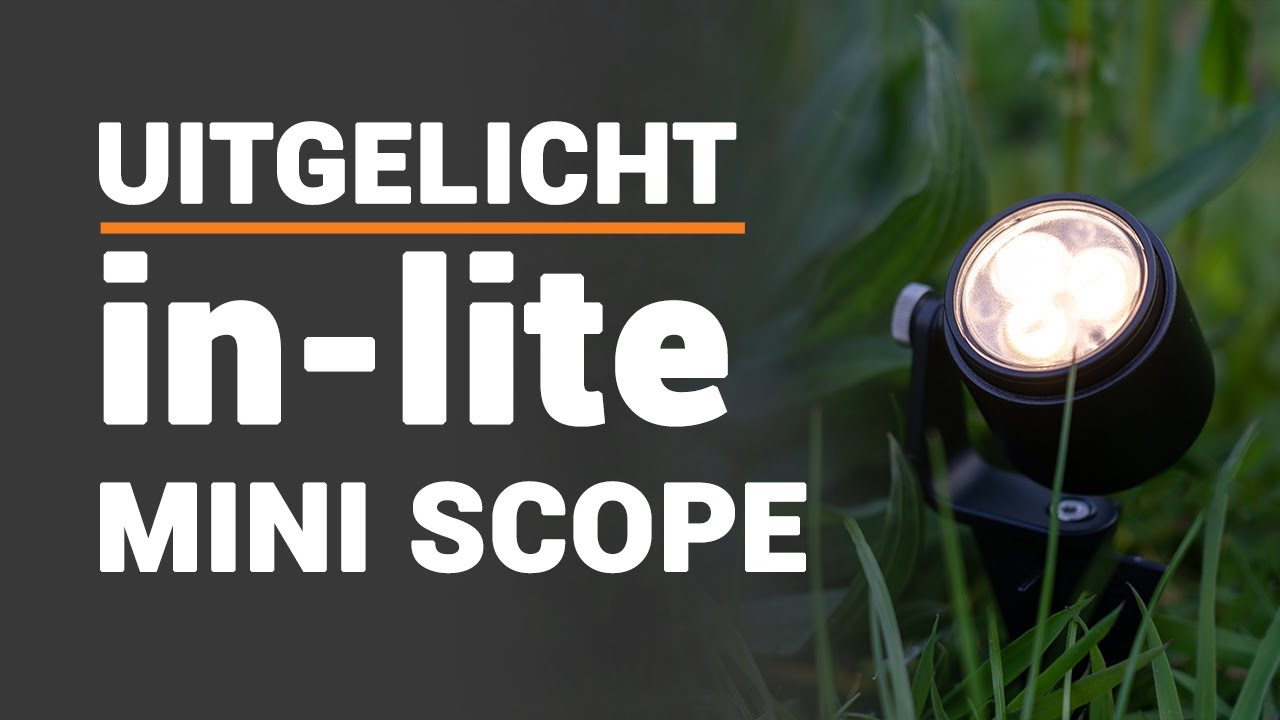 De in-lite MINI SCOPE - Tuinverlichtingswinkel.nl - YouTube