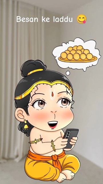 Hanuman Ji's Blinkit Moment | Cute & Funny Animation #hanuman # ...