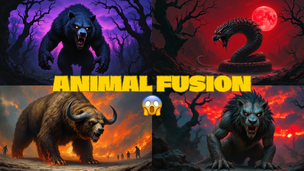 AMAZING ANIMAL FUSION PT.2 || HYBRID ANIMALS 😱 - YouTube
