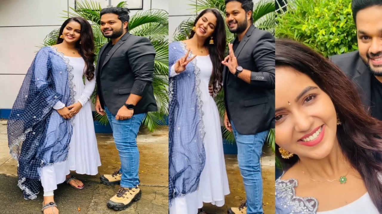 Kayal Serial Kayal And Santhosh Latest Cute Video| Chaitra Reddy ...