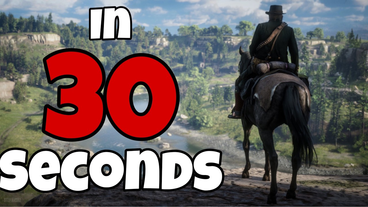 RDR2 In 30 Seconds - YouTube
