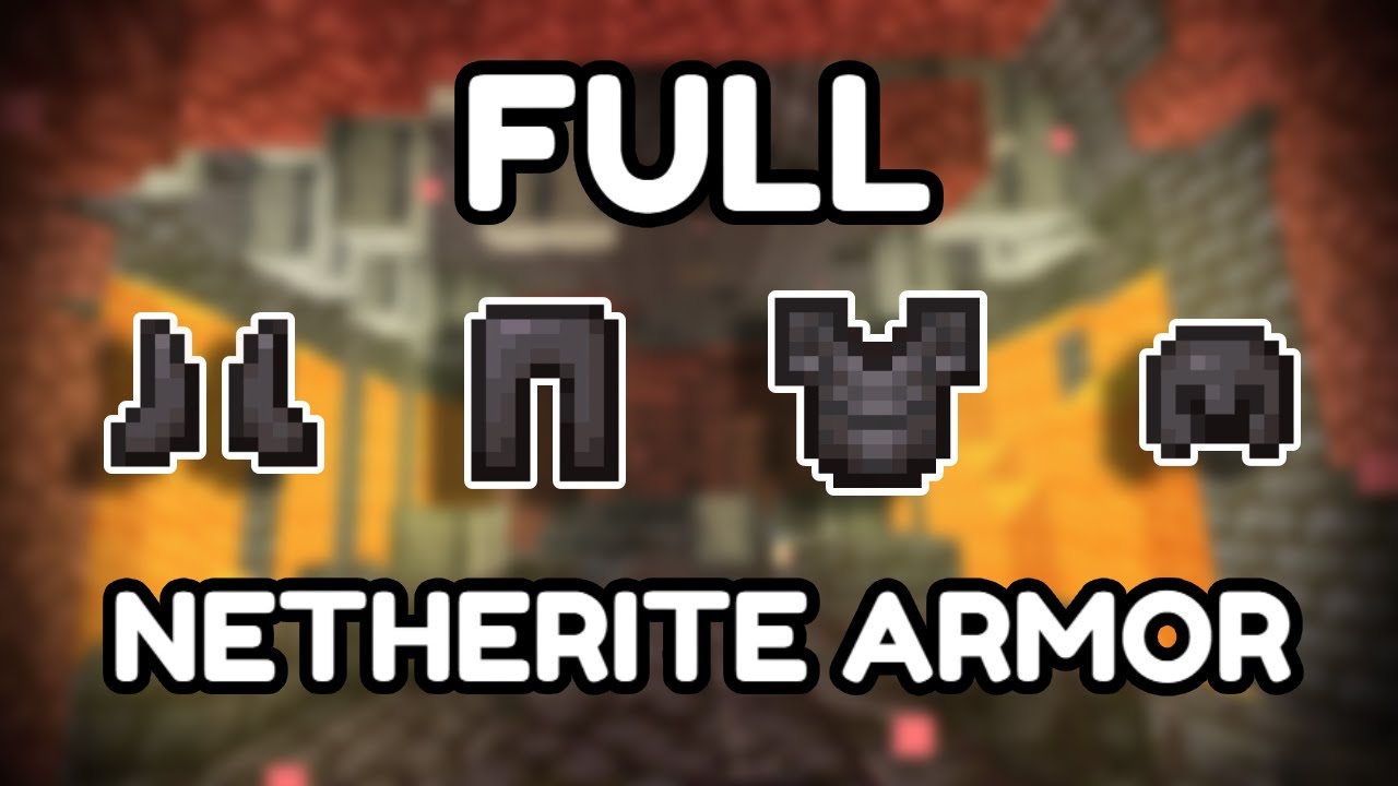 Speedrunning Full Netherite Armor [1:10] - YouTube
