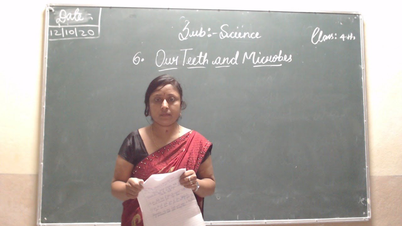 CLASS : 4TH SCIENCE ( L.6 : OUR TEETH AND MICROBES ) - YouTube