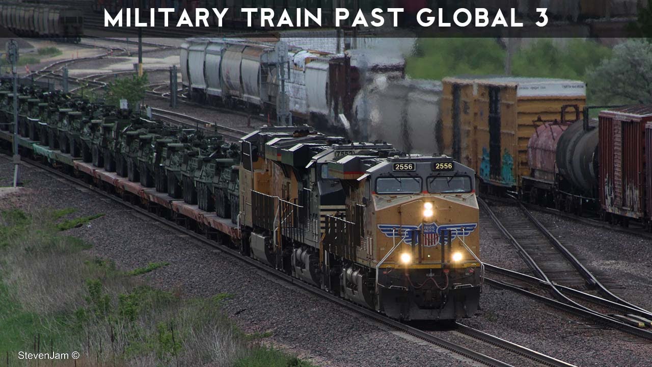 Military Train At Global 3 - UP 2556 - WB Military Train - 5/21/2022 ...