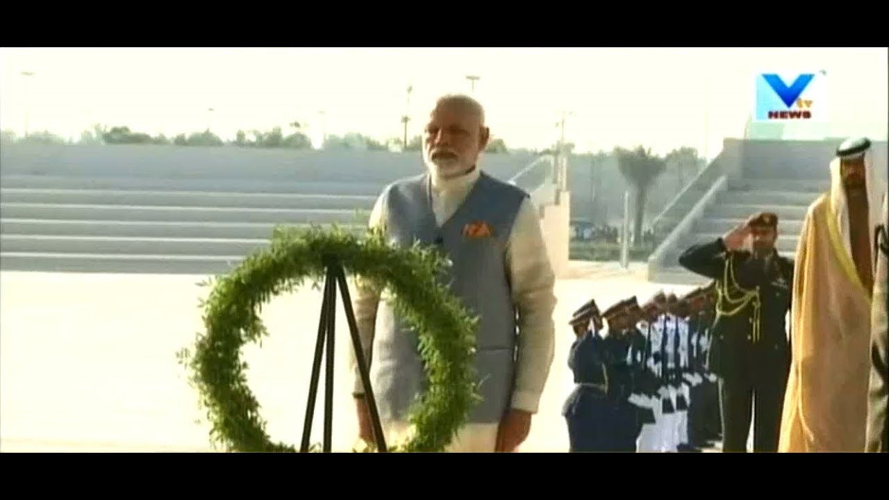 PM Modi pays tribute at UAE martyr’s Wahat Al Karama war memorial in ...