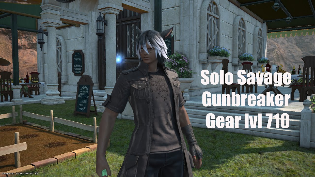 Final Fantasy 14 Gunbreaker Solo Savage - YouTube