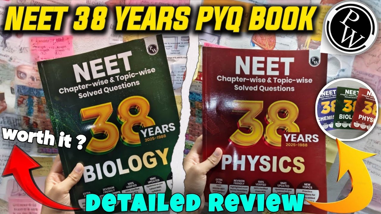 Neet 38 Years PYQ Book Worth Buying?📚🤯 | Physics Wallah | Coupon code ...