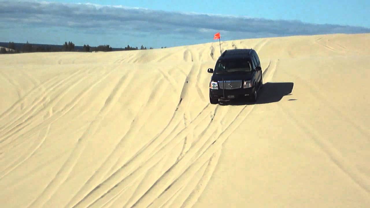 Escalade @ Silver Lake Sand Dunes - YouTube