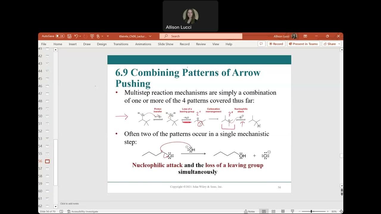 Klein Chapter 6 Section 9 Combining the Patterns of Arrow Pushing ...