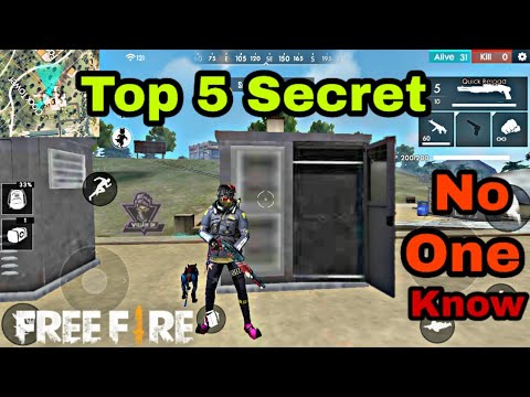 Free fire Top 5 Secret - No one know 😱 | Free fire tips and tricks ...