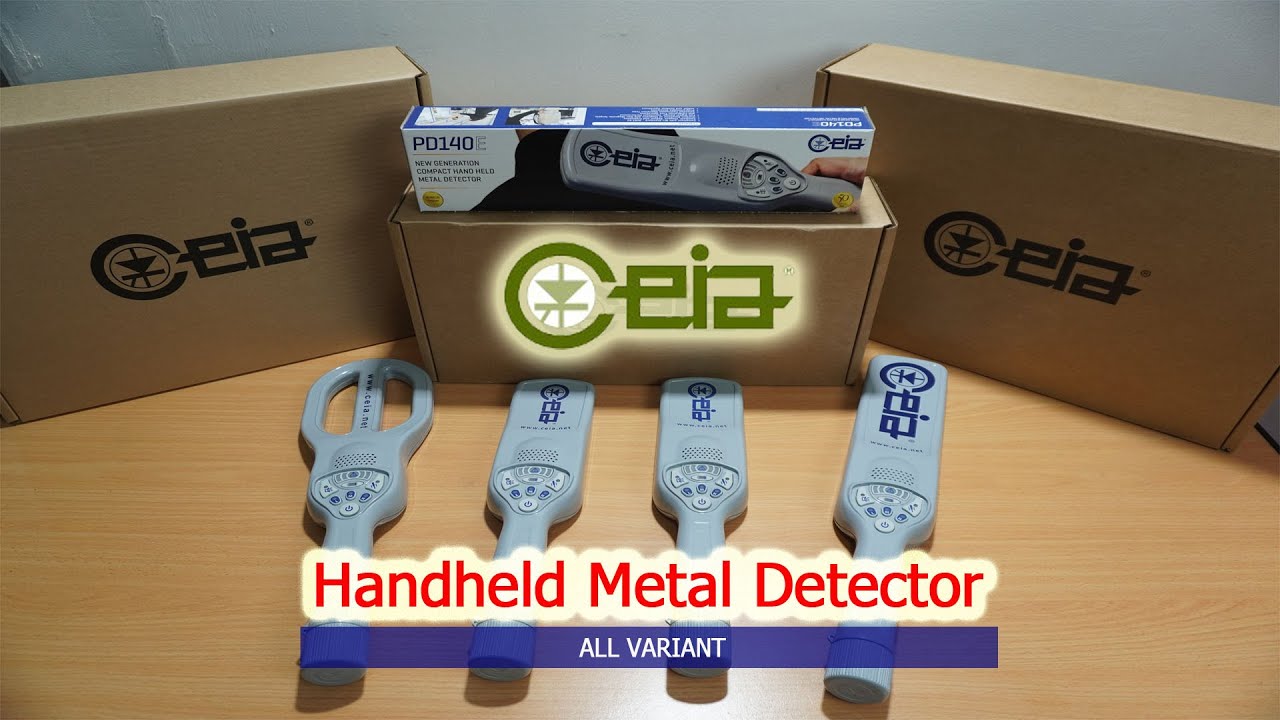 CEIA Handheld Metal Detector - YouTube