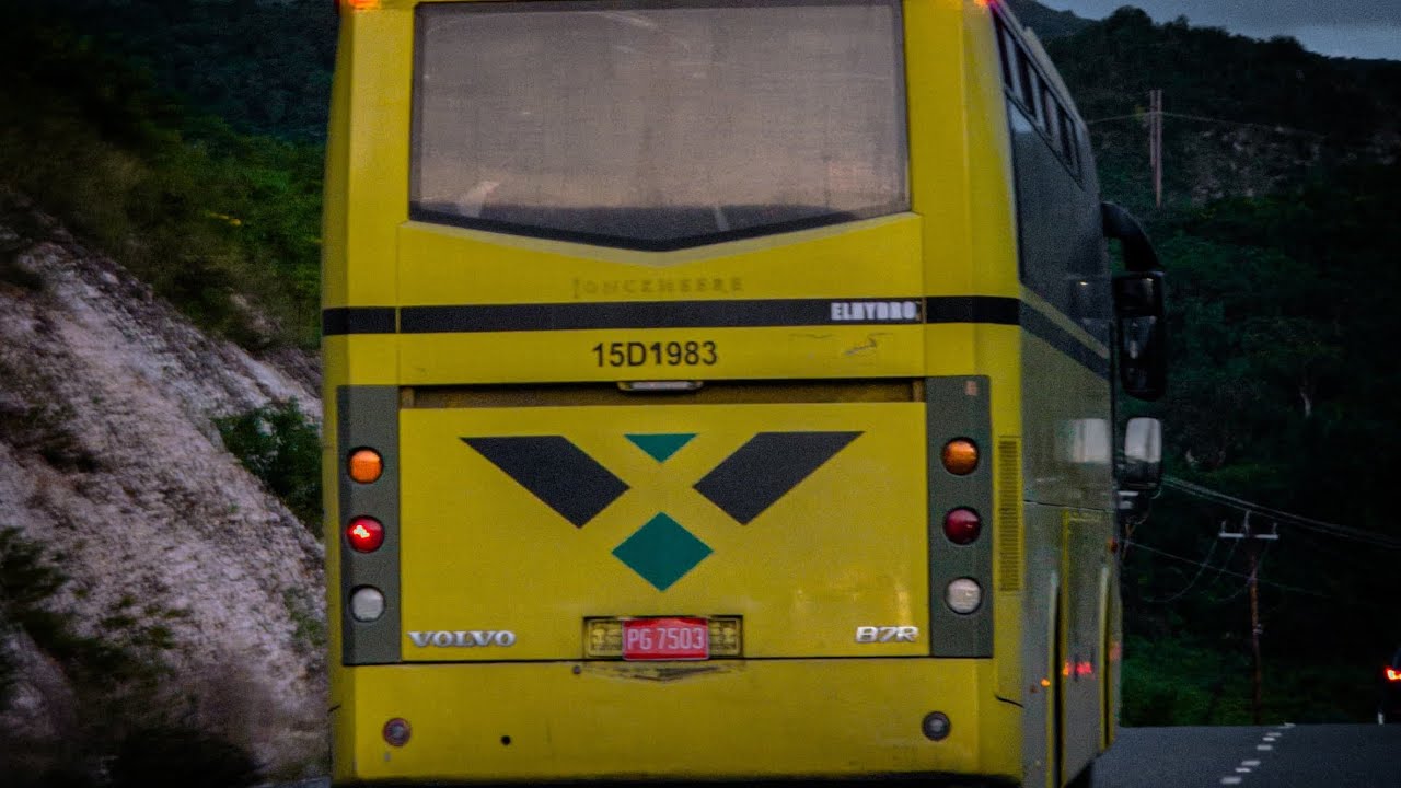 JUTCs New Route! Volvo B7R VDL Jonckheere JHV. Albion to Bull Bay, St ...