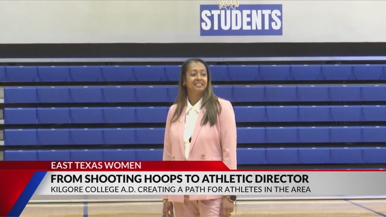 Kilgore College athletic director trailblazing a path for women - YouTube