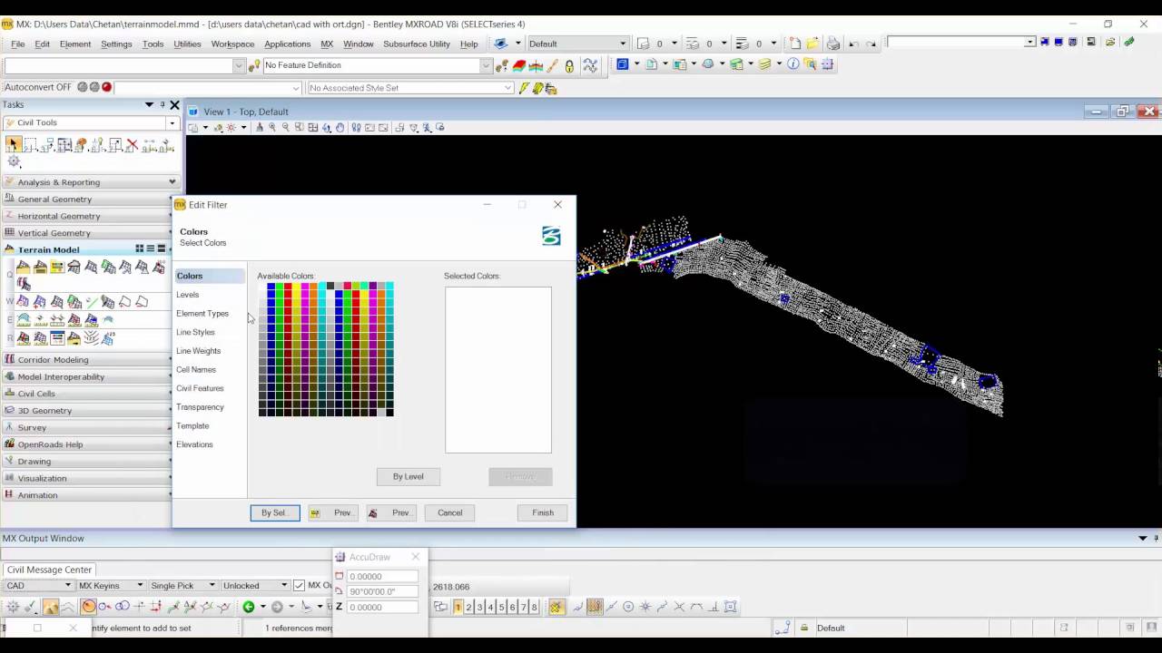 Import AutoCAD File in MXRoad - YouTube