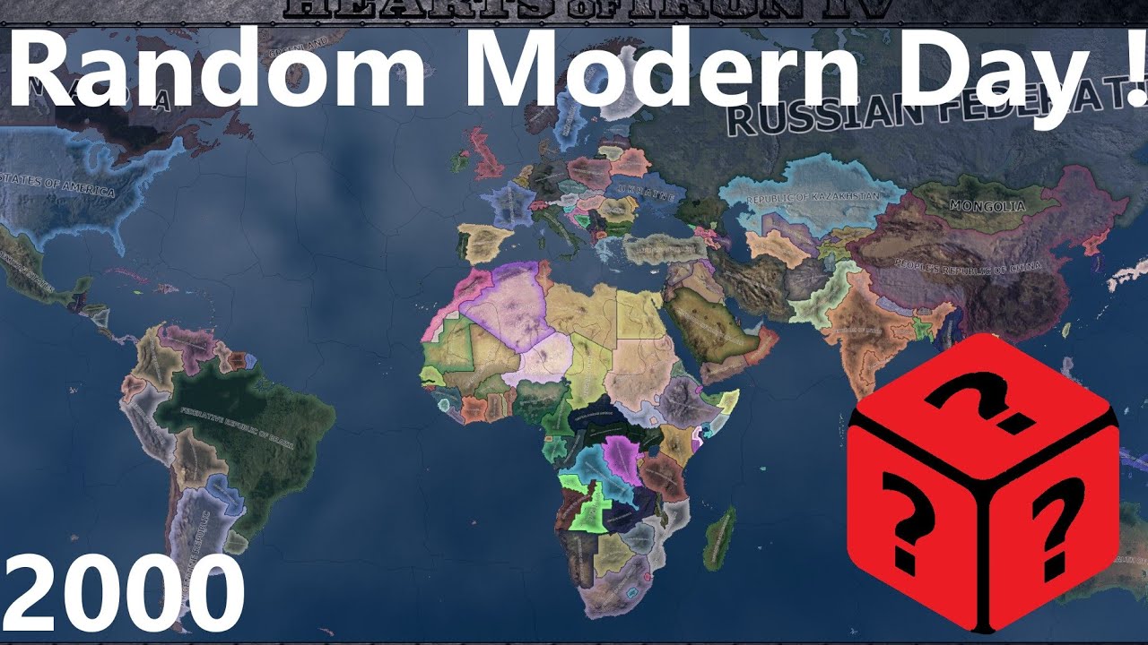 Random Modern Day! Countries Pick Random Focus! Hoi4 Timelapse - YouTube