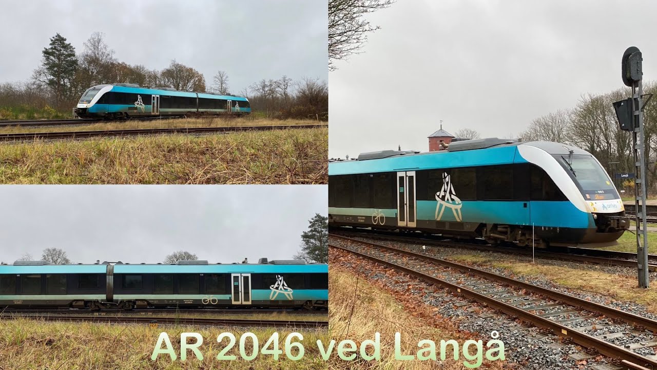AR 2046 ved Langå | AR 2046 at Langaa - YouTube