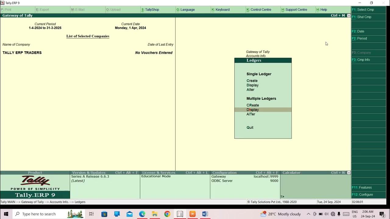 How to create Multiple Ledger in Tally ERP 9 | Tally Erp.9 Full Course ...