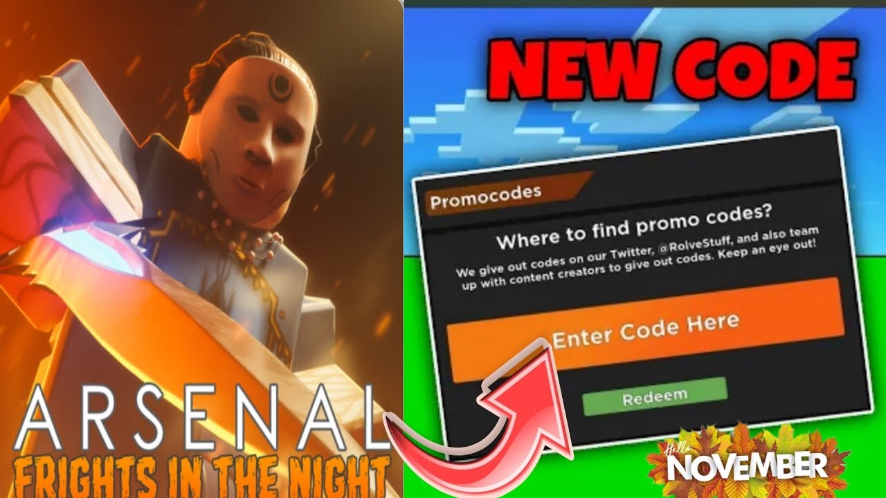 arsenal roblox codes 2023 - new arsenal code #2 - YouTube