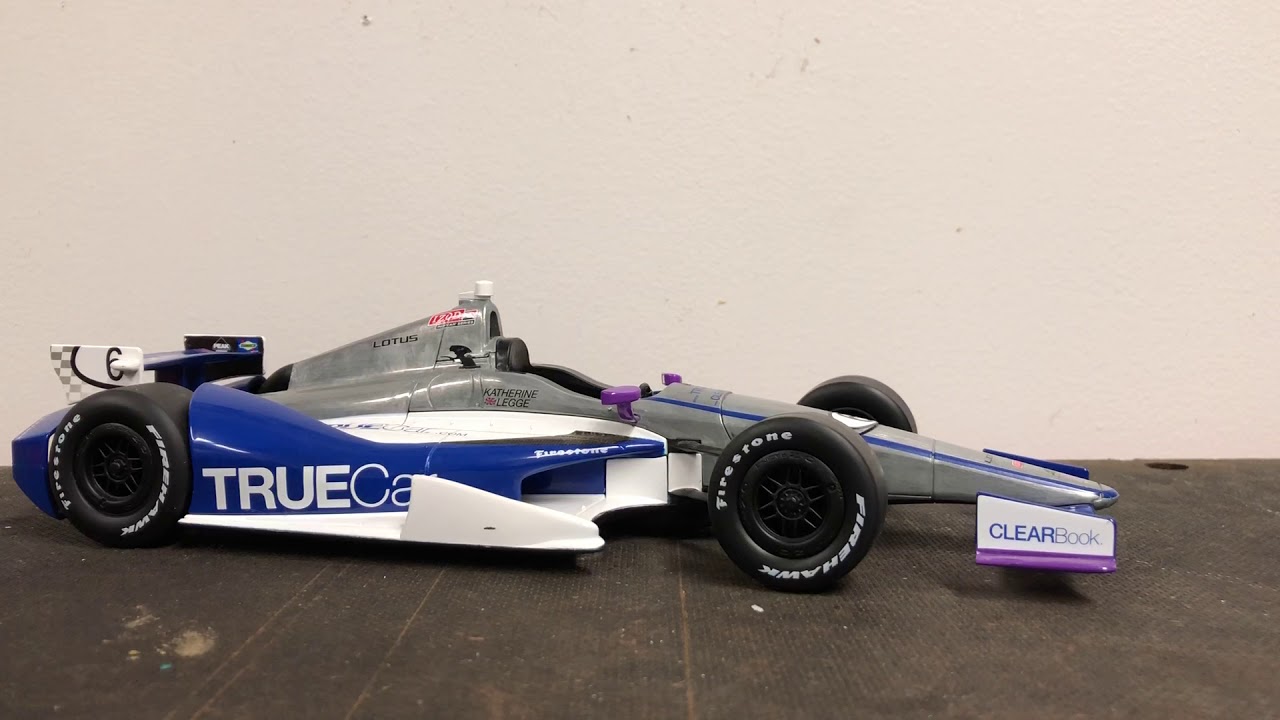 1/18 greenlight Katherine Legge 2012 Lotus indycar prototype review ...