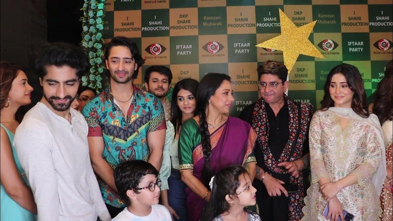 Harshad, Pranali,Rupali Ganguly, Shaheer Sheikh, Hiba,Shivangi Joshi FULL Interview Iftar Party ...