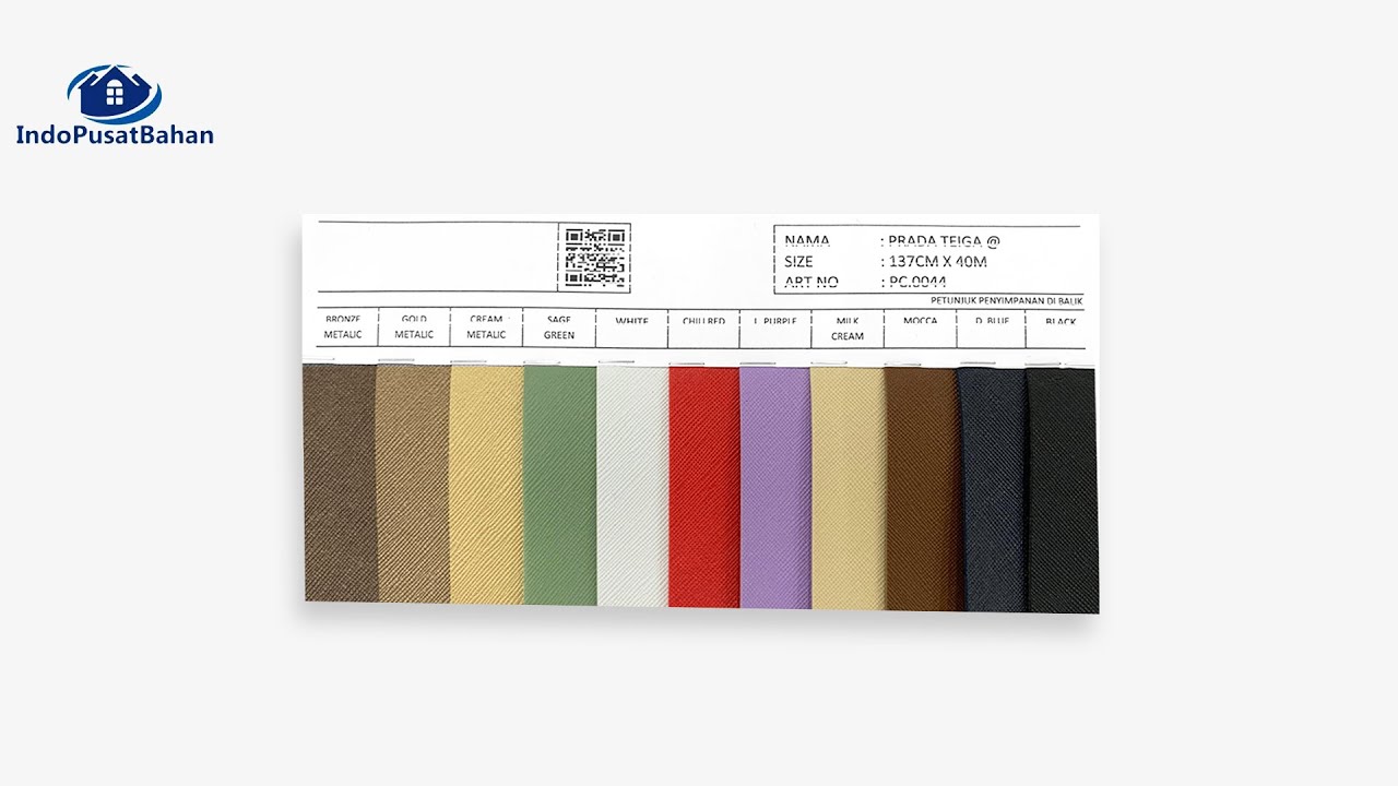 Kulit Imitasi / Bahan Sintetis / PVC Leather (Oscar) - Prada Teiga ...