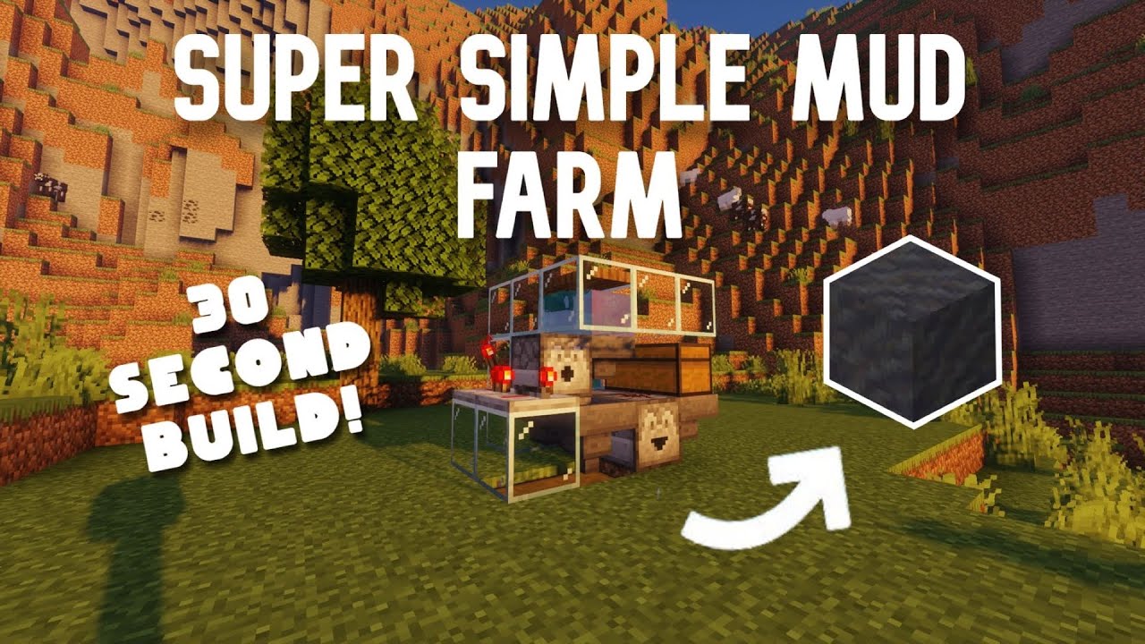 SUPER EASY MUD FARM 9000/h | Minecraft 1.19 Tutorial - YouTube