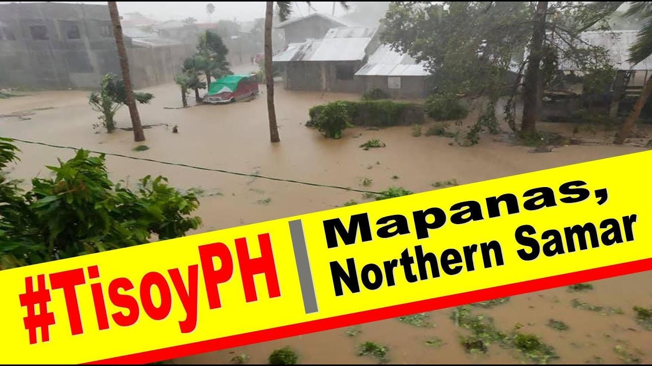 Bagyong Tisoy | Mapanas, Naging Ghost Town! - YouTube