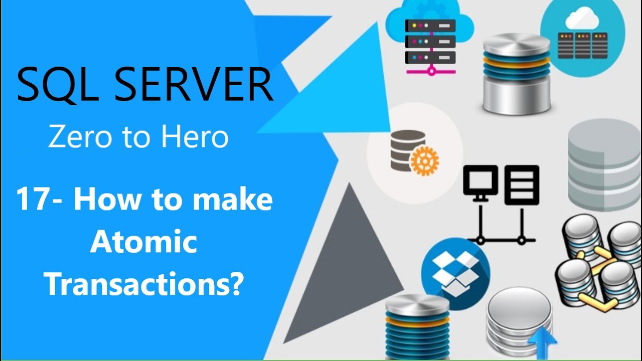 17- How to make Atomic Transaction in database | كيف تنفذ مفهوم الوحدة ...