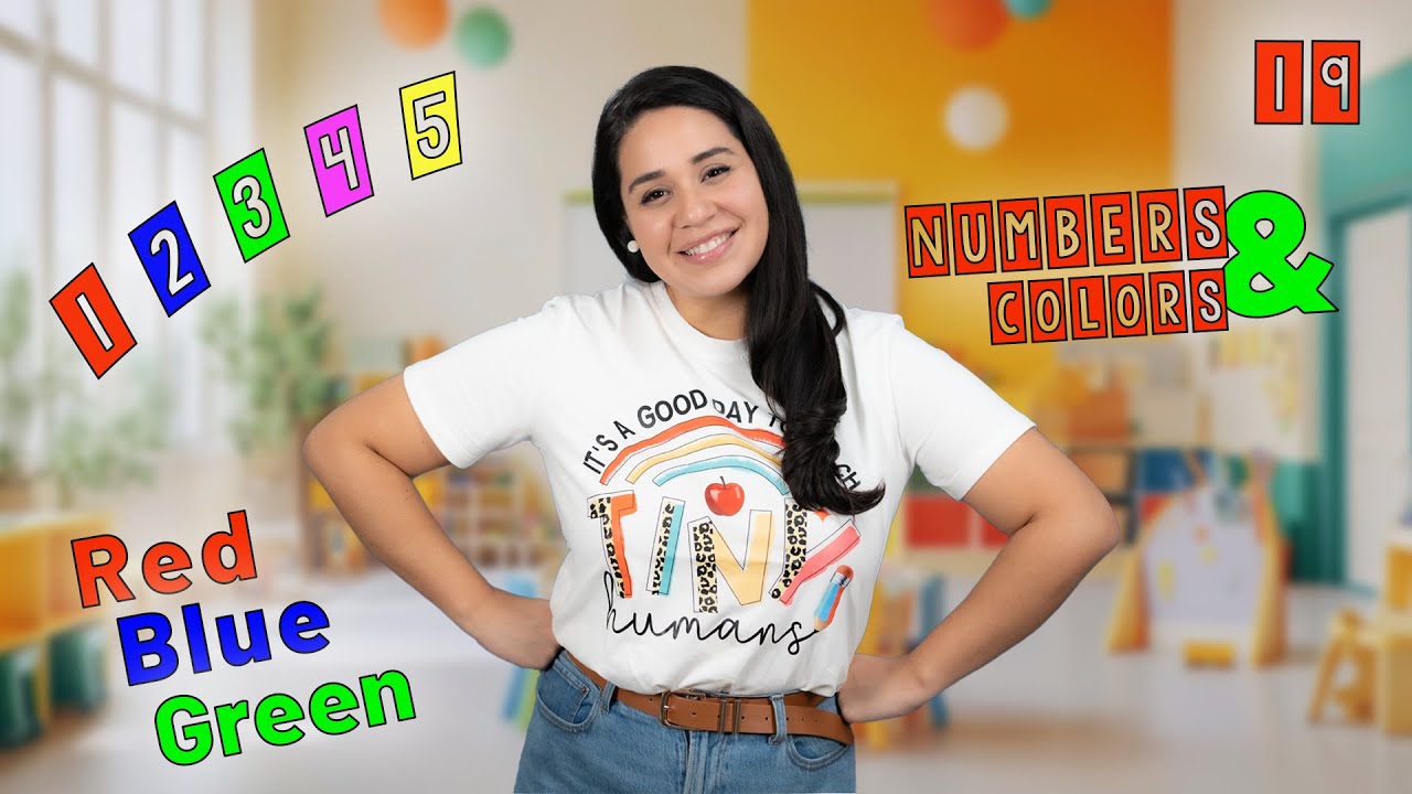 Ms. Andrea - Numbers & Colors - YouTube